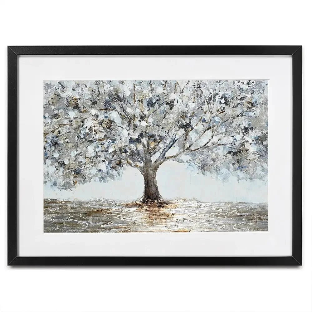 Magnificent Grey Tree Framed Art Print