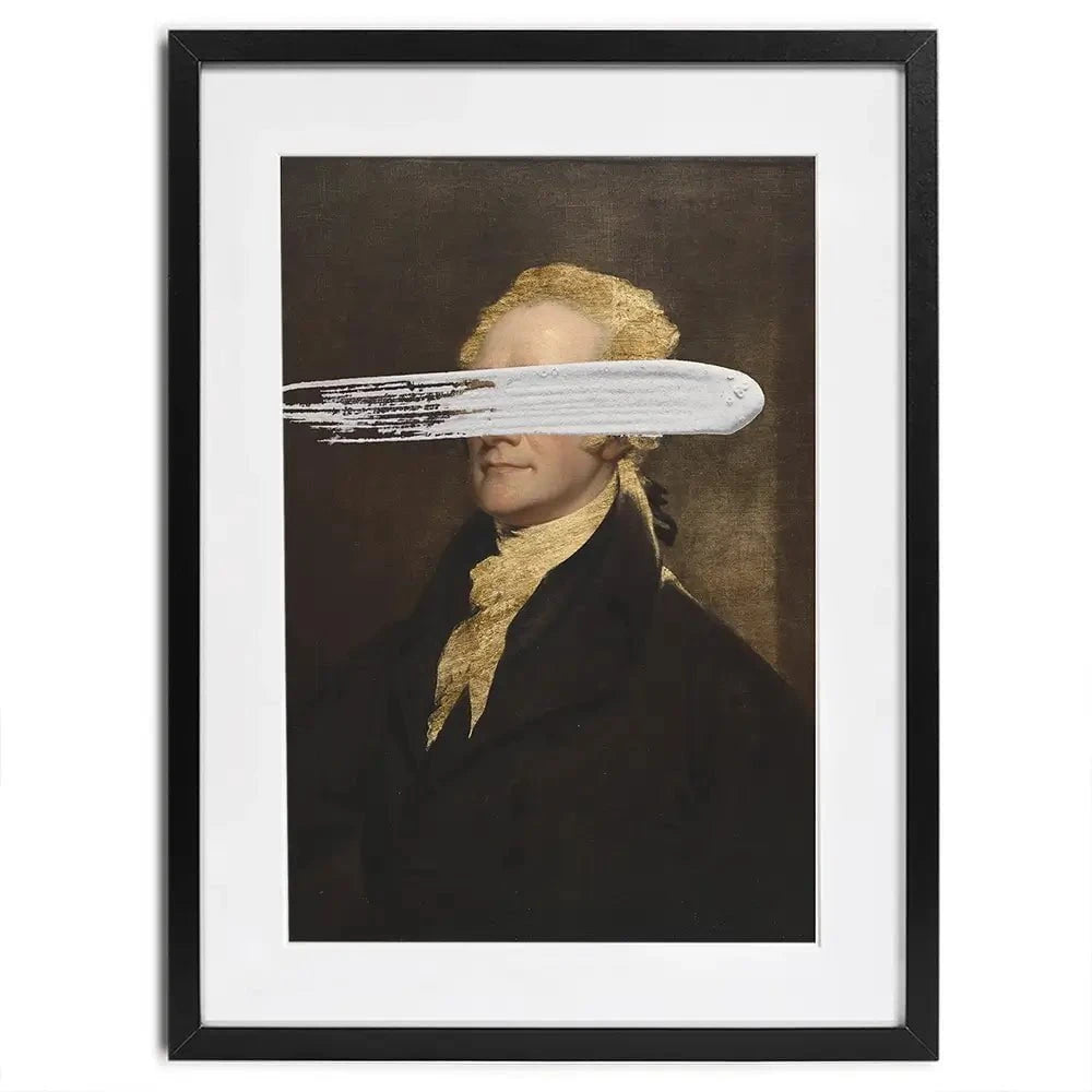 Masked Hamilton Framed Art Print
