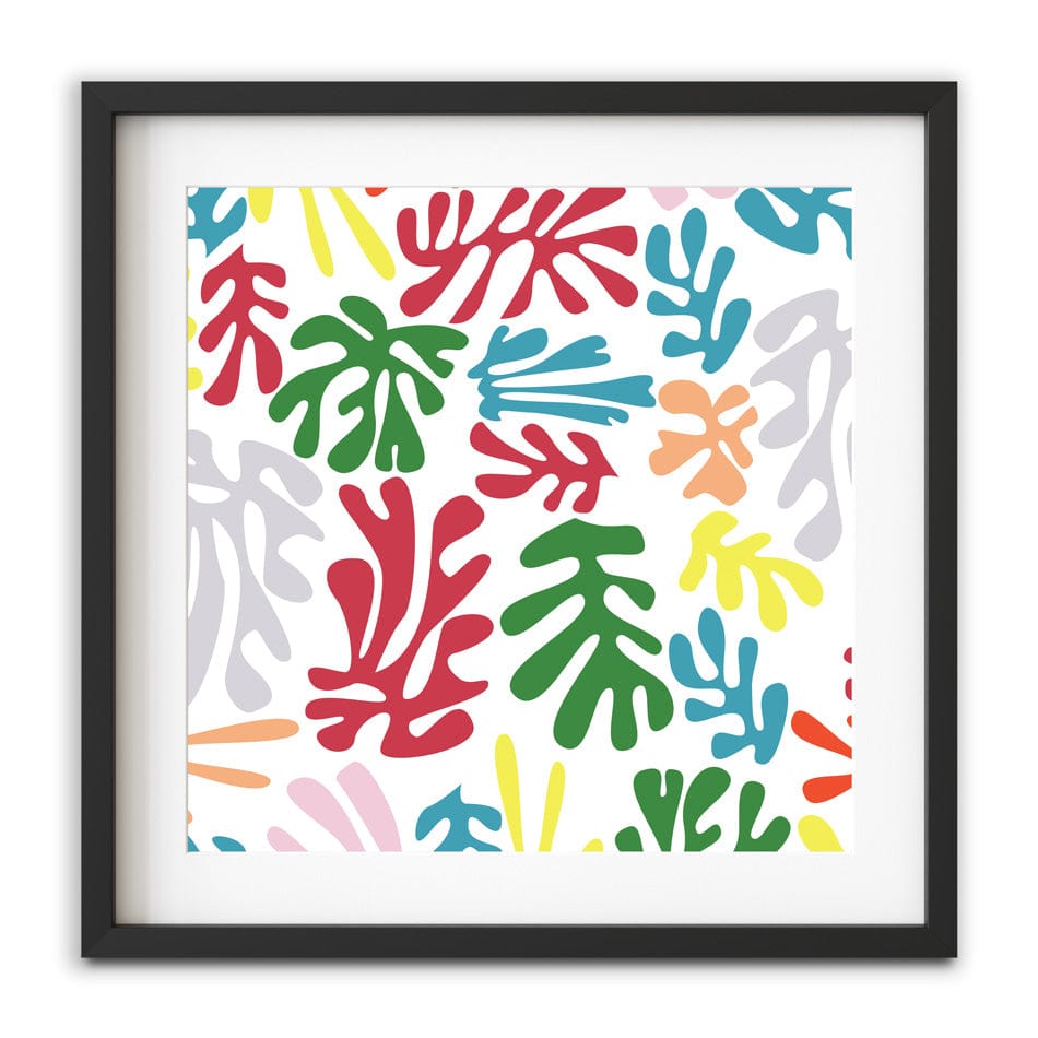 Matisse Patterns Square Framed Art Print