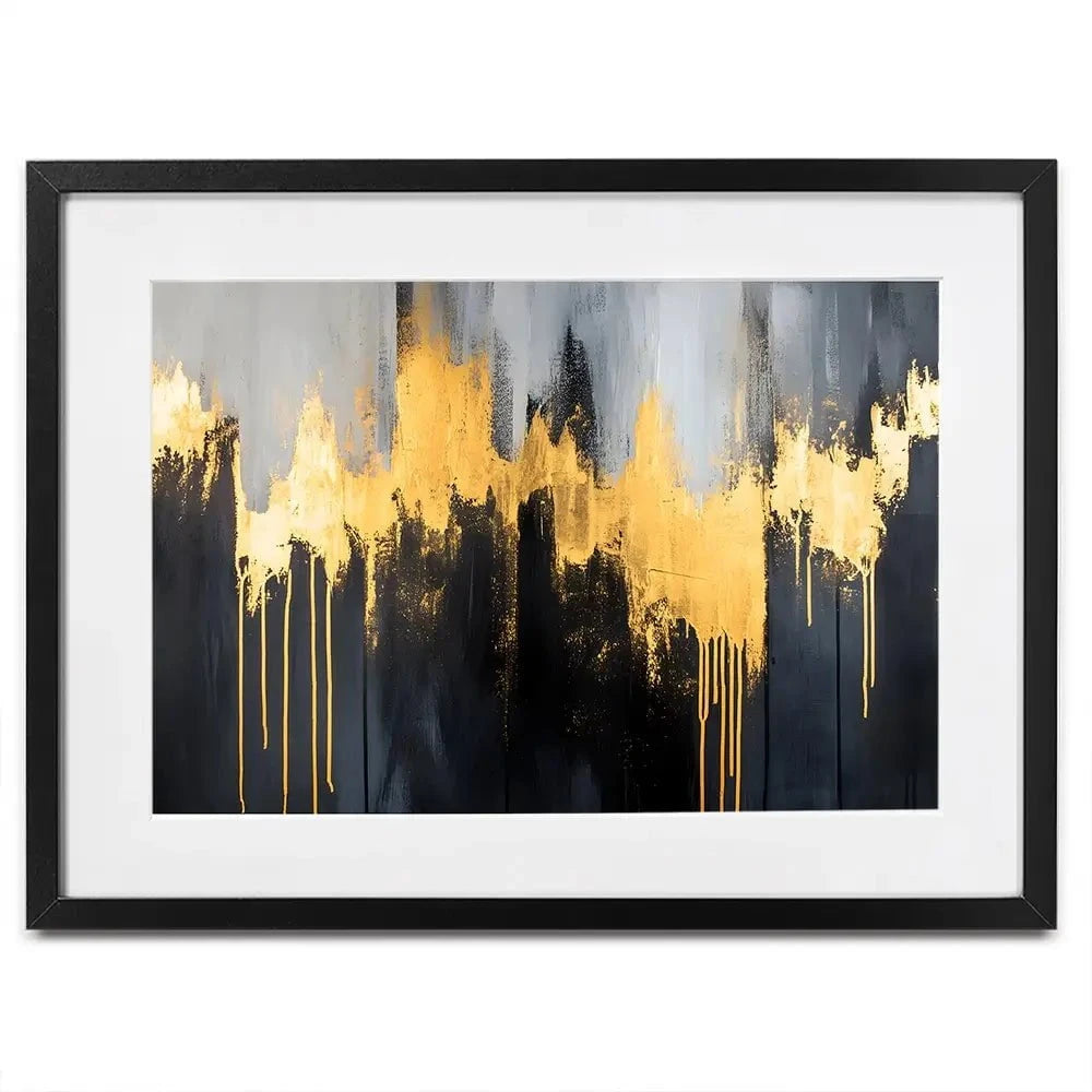 Modern Gold Framed Art Print