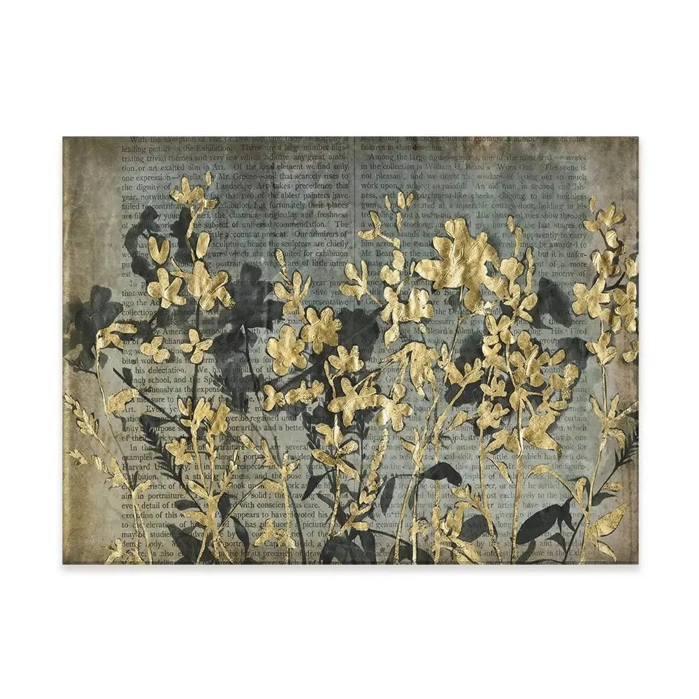 Moonlit Flower Field Canvas Print
