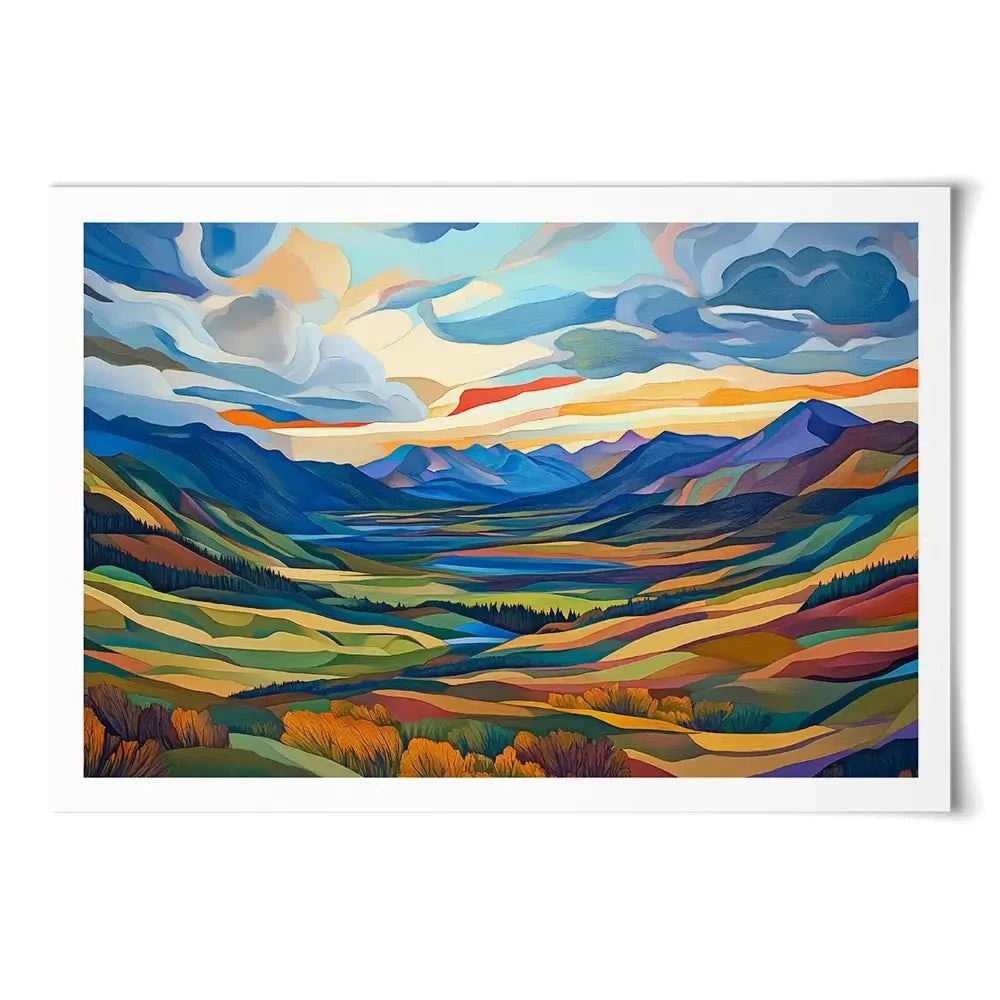 Mountain Valley Art Print