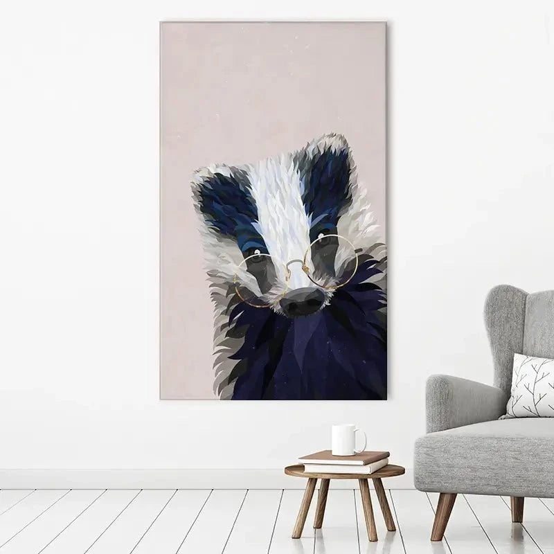 Mr Badger Canvas Print