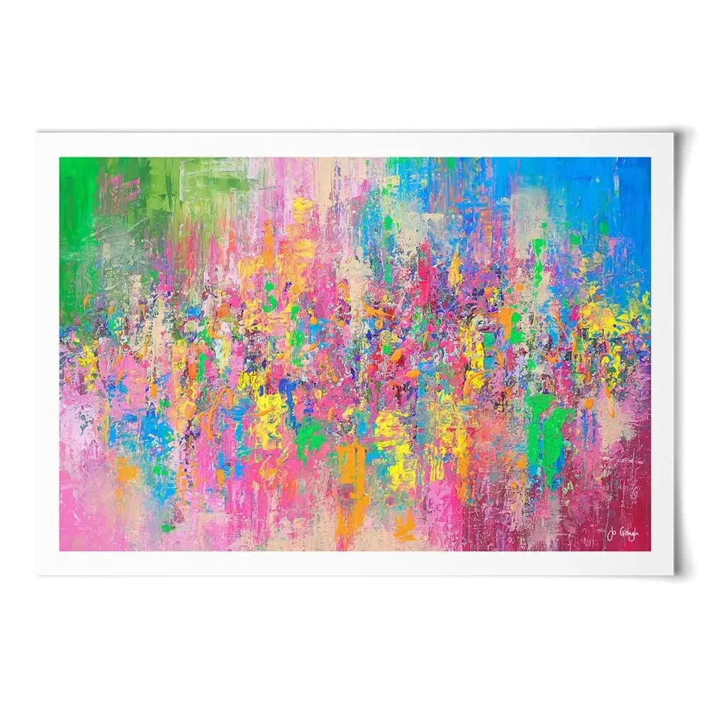 Multicoloured Spectrum Of Dreams Art Print | Abstract Wall Art