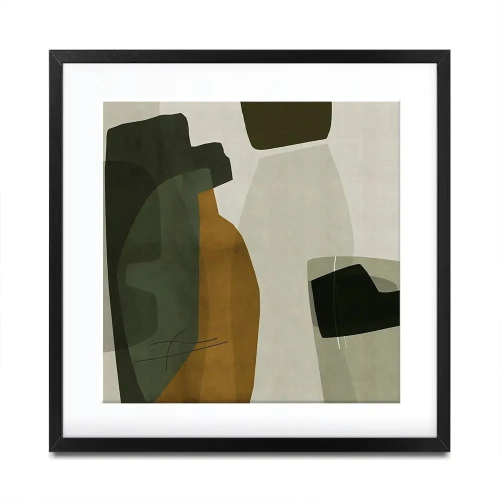 Natural Square Framed Art Print