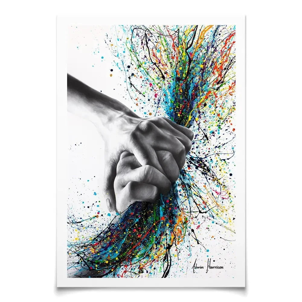 Never Let Go Art Print