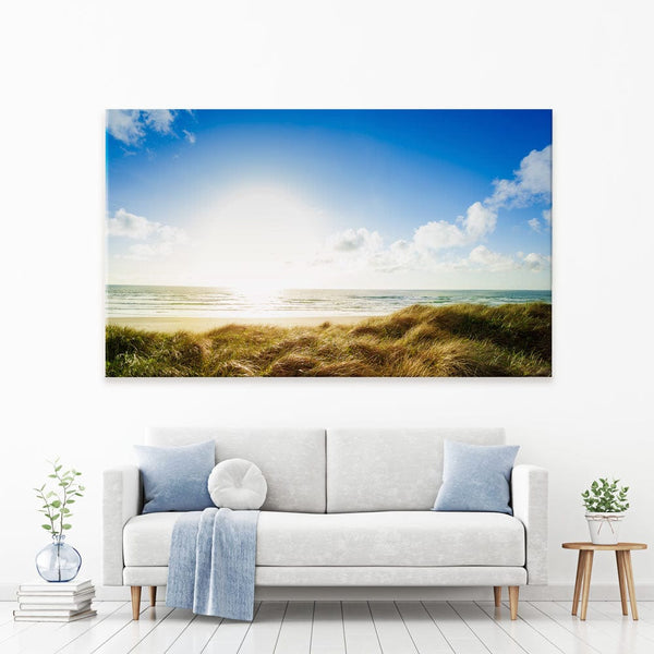 Ocean Beach View Canvas Print – Art Print Shop