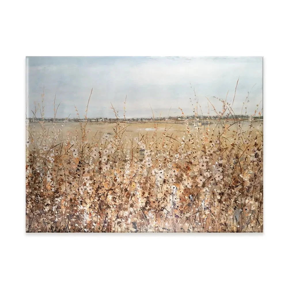 Ochre Landscape Canvas Print