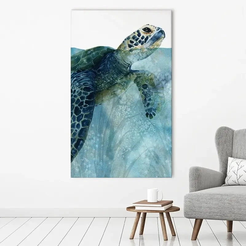 On The Surface Canvas Print