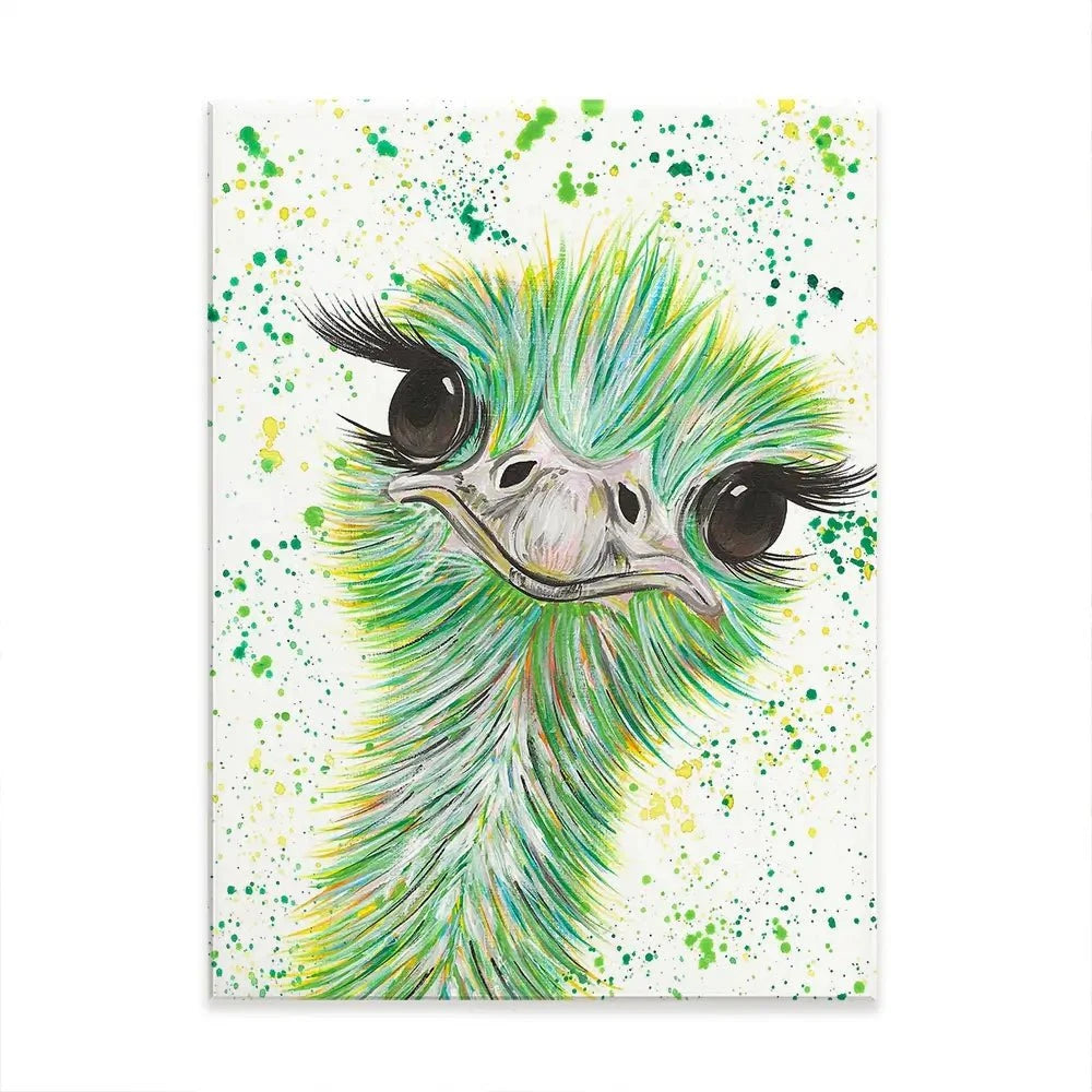 Ostrich Frank Canvas Print