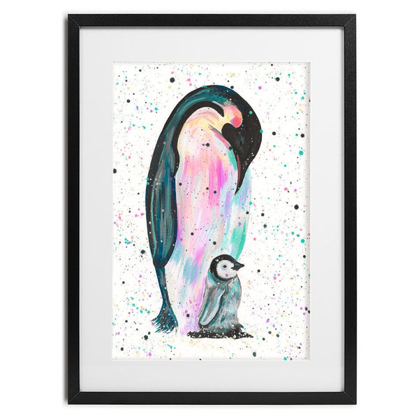Penguins Jess And Harper Framed Art Print – Art Print Shop