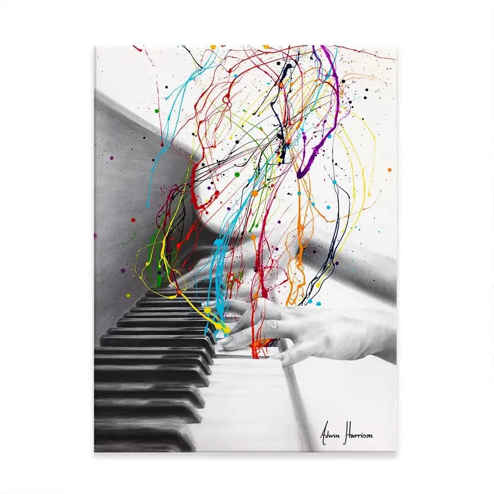 Piano Performance Canvas Print