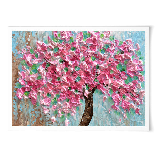 Pink Tree Art Print – Art Print Shop