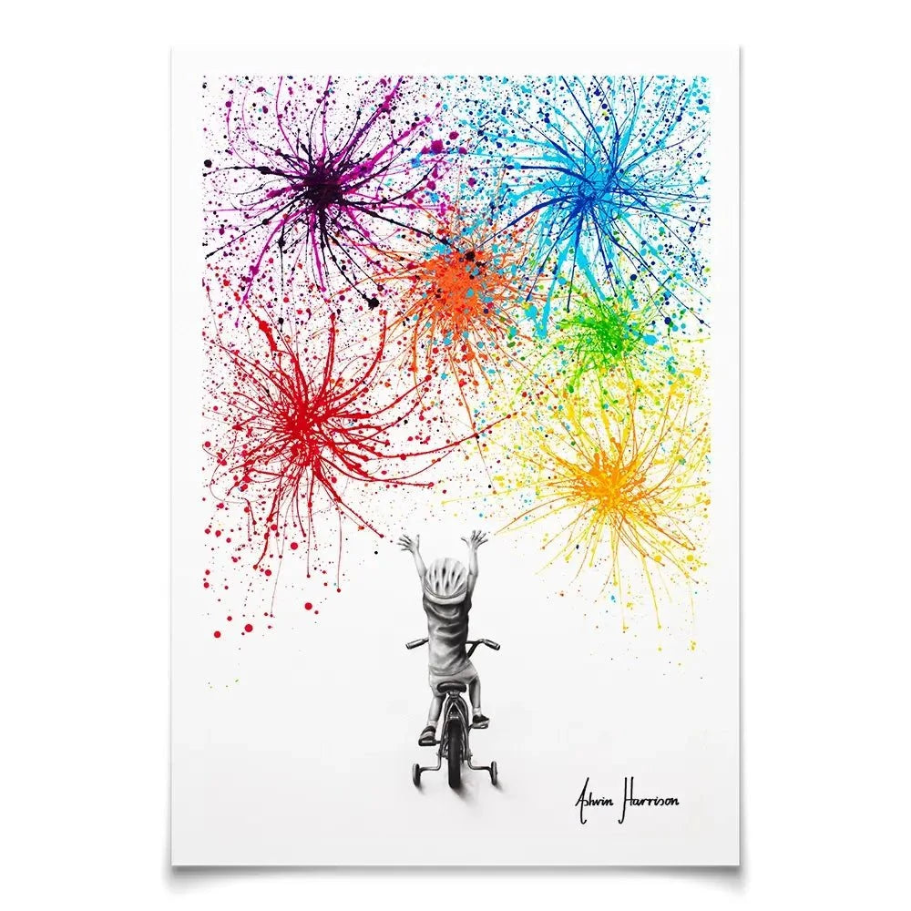 Playful Celebration Art Print