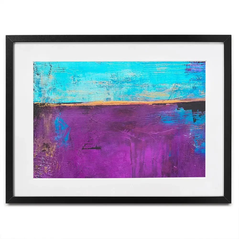 Purple Velvet Framed Art Print