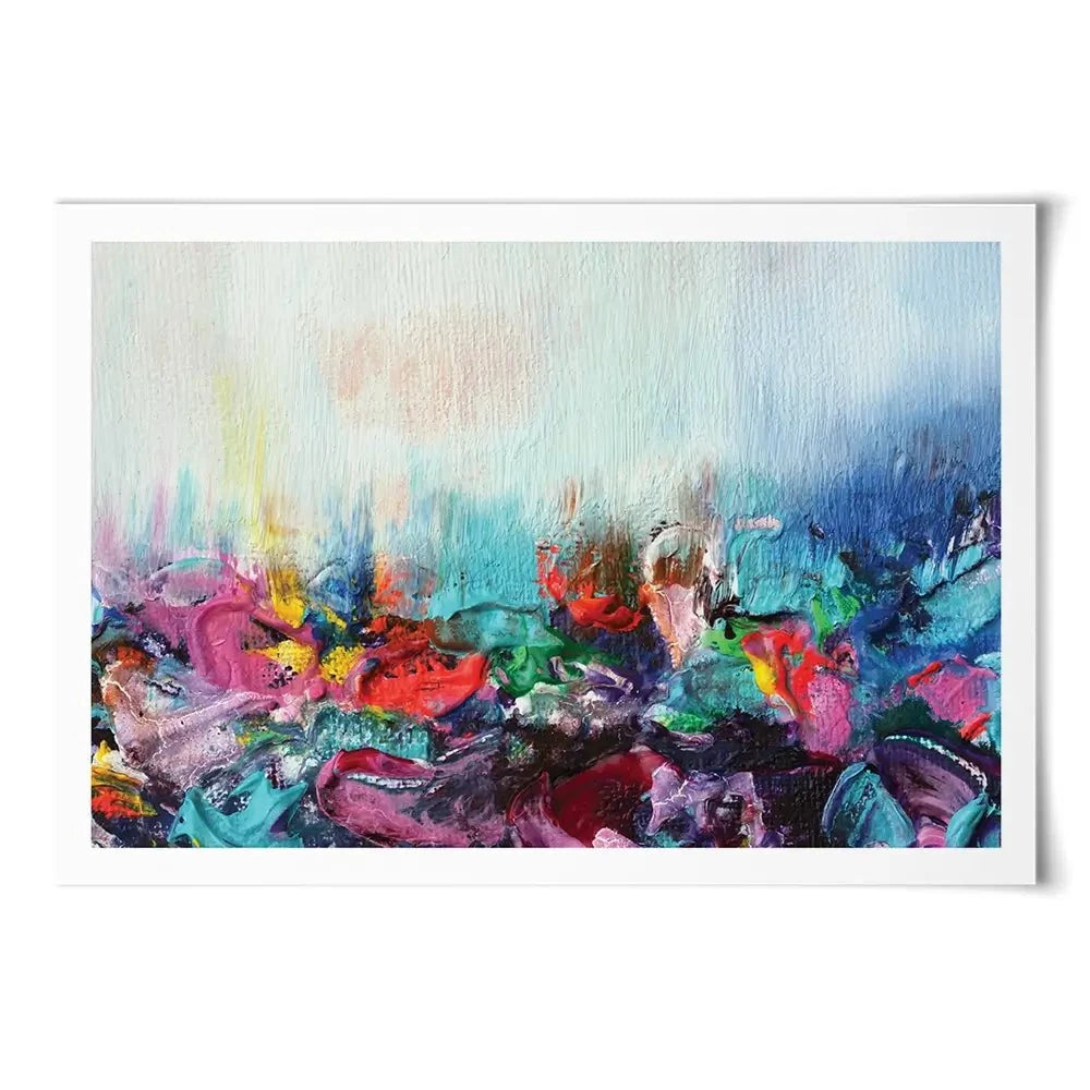 Rainbow Smear Art Print