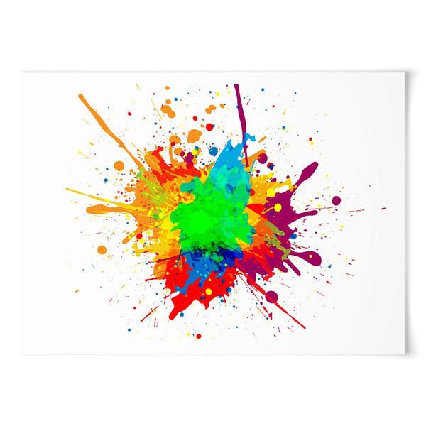 Rainbow Splash Art Print – Art Print Shop