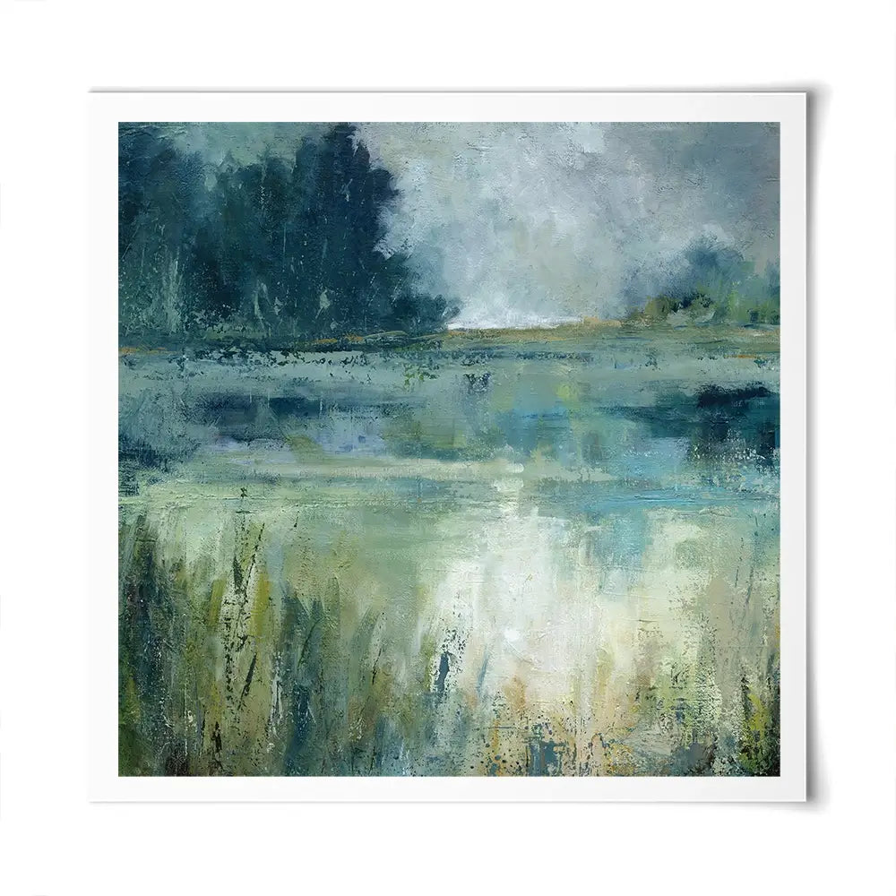 Reflections Edge Square Art Print