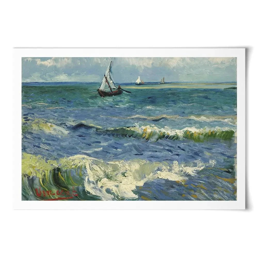 Seascape Near Les Saintes-Maries-De-La-Mer Art Print