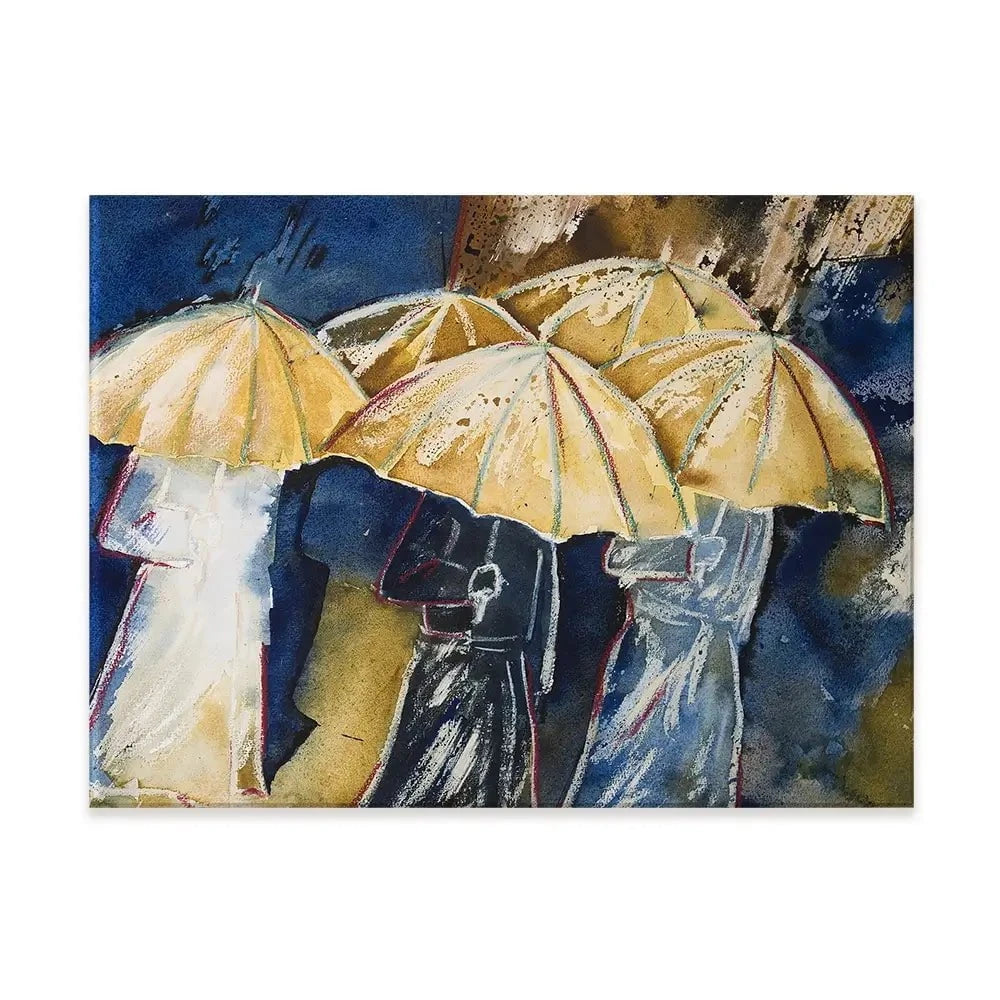Sheltering From Rain Canvas Print