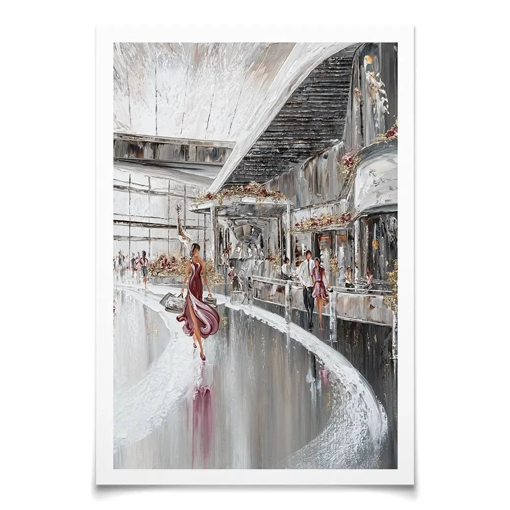 Shopping Therapy Art Print