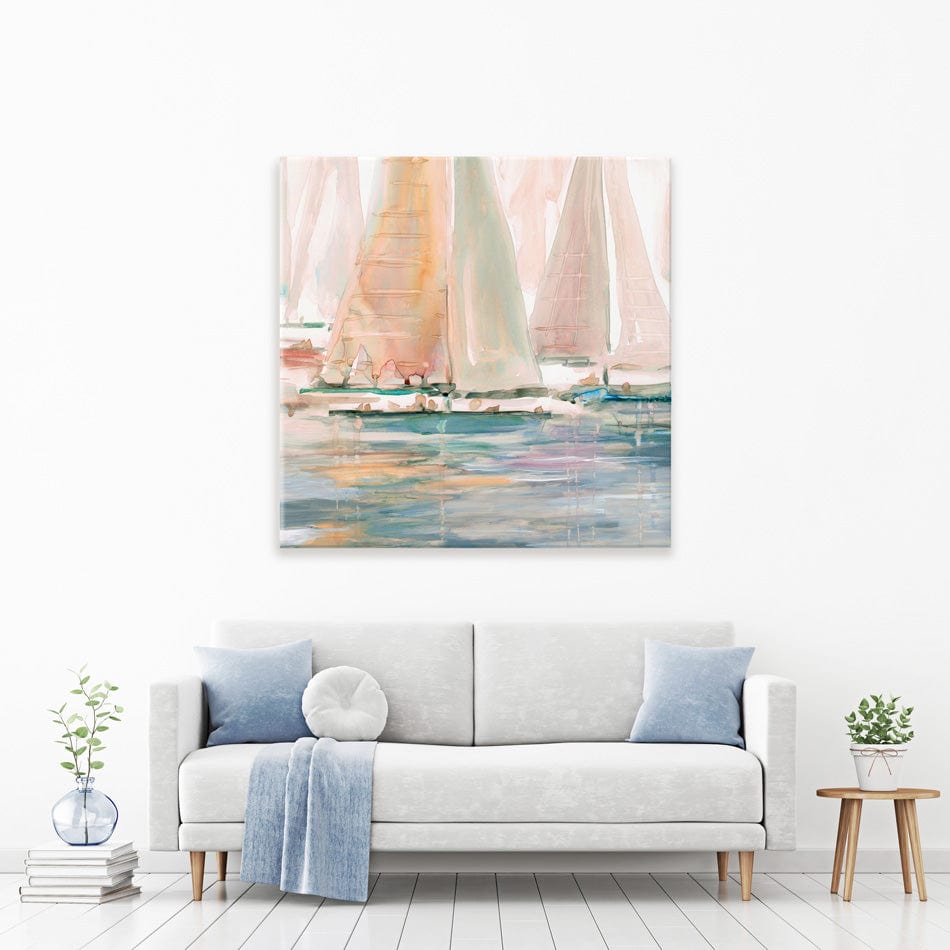 Sundrenched Sails Canvas Print