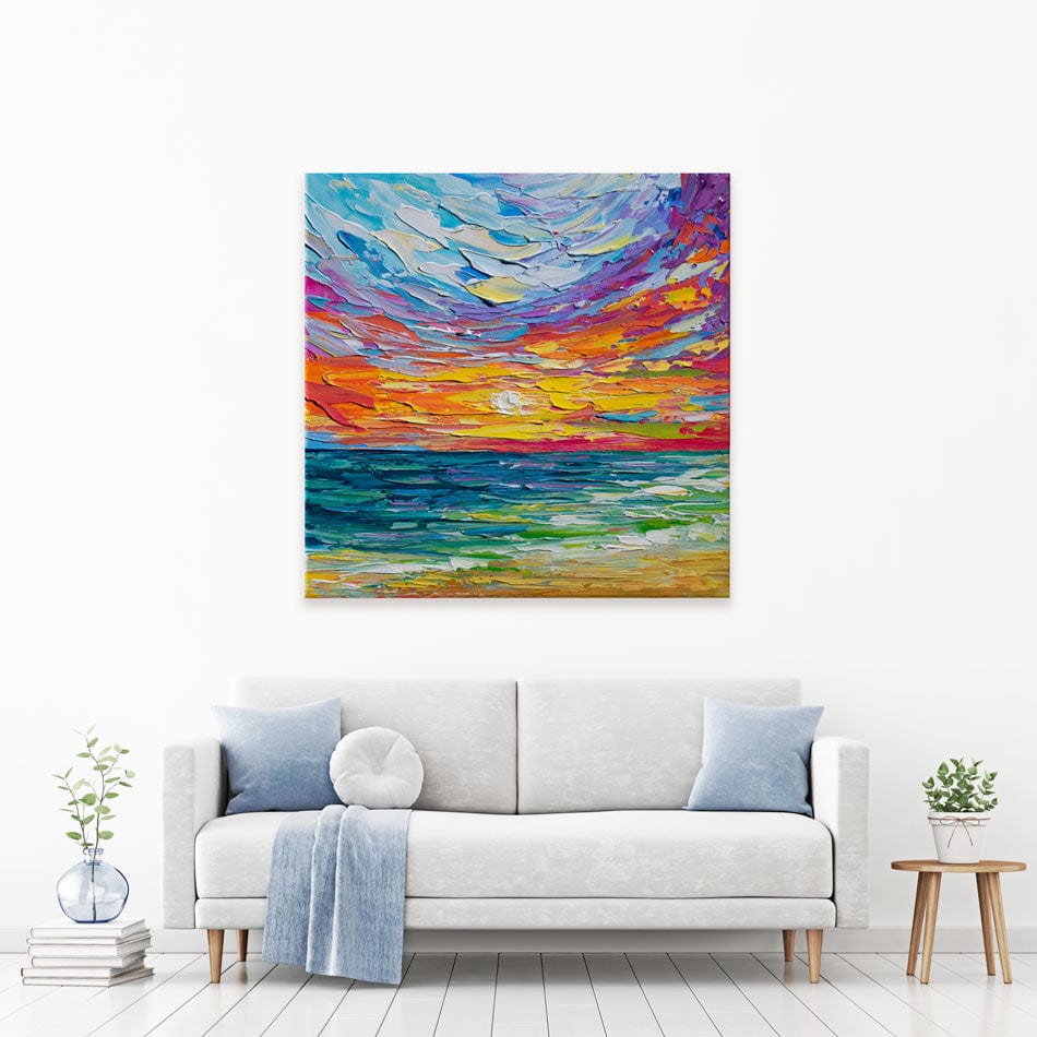 Sunset Swish Canvas Print
