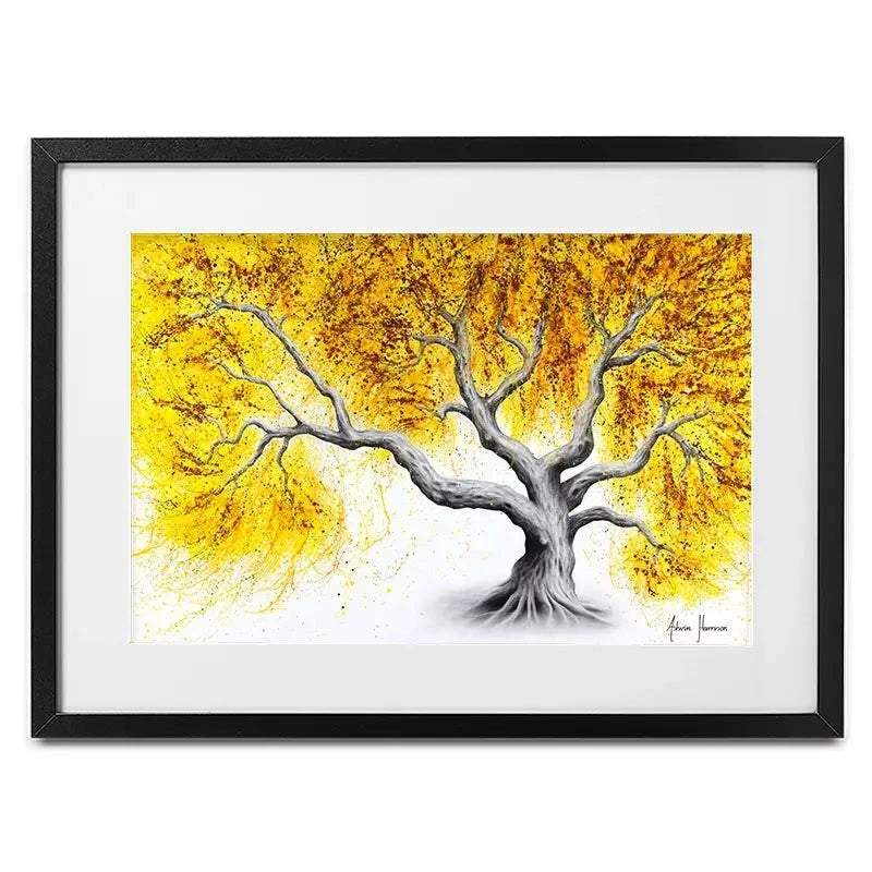 Sunshine Tree Framed Art Print