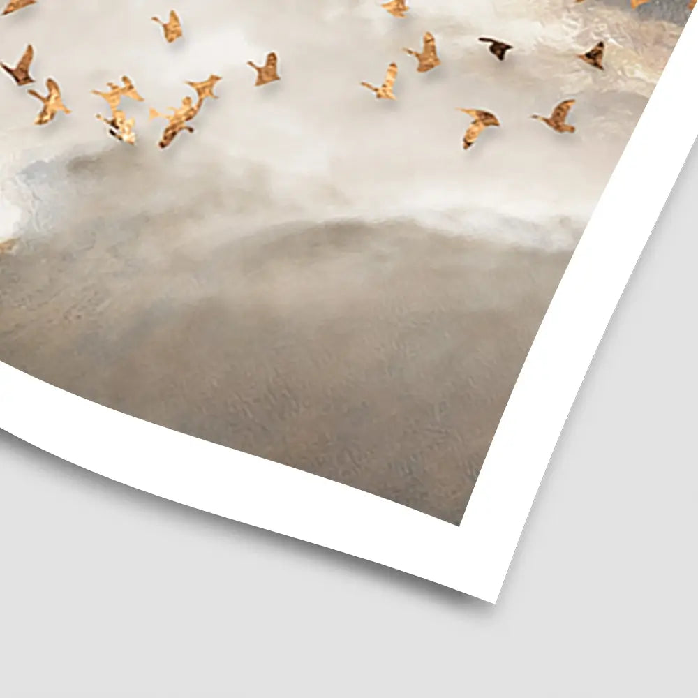 Swarm Of Birds Art Print