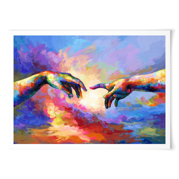 The Creation Of Adam Art Print – Art Print Shop