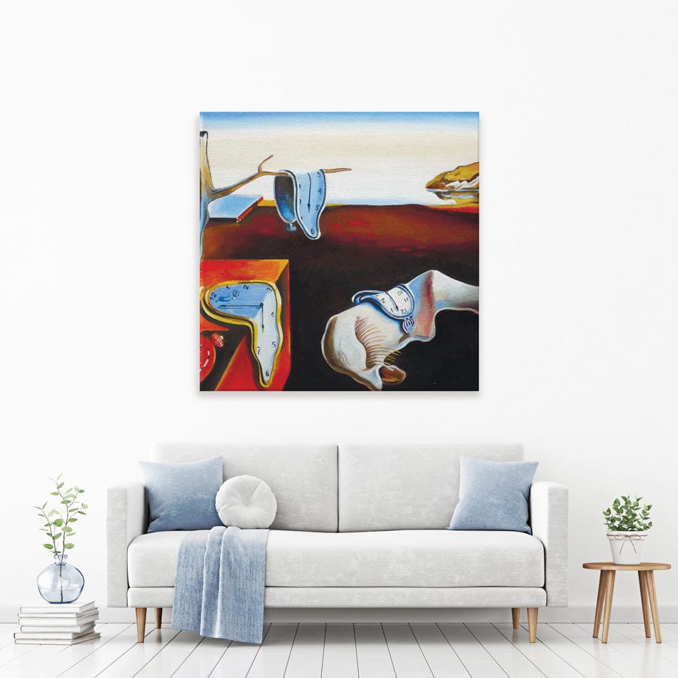 The Persistence Of Memory Square Canvas Print