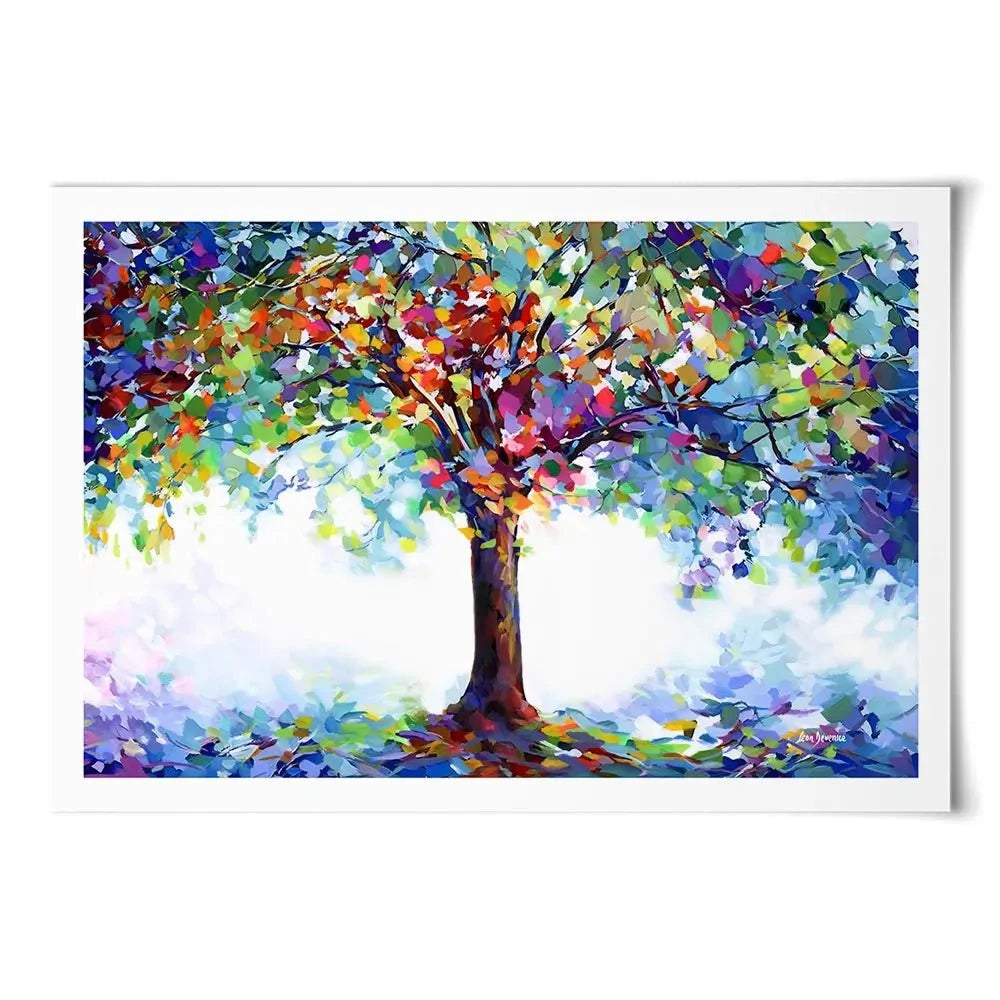 Tree Of Joy And Serenity Art Print