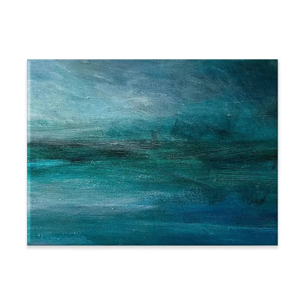 Turquoise Sea And Sky Canvas Print