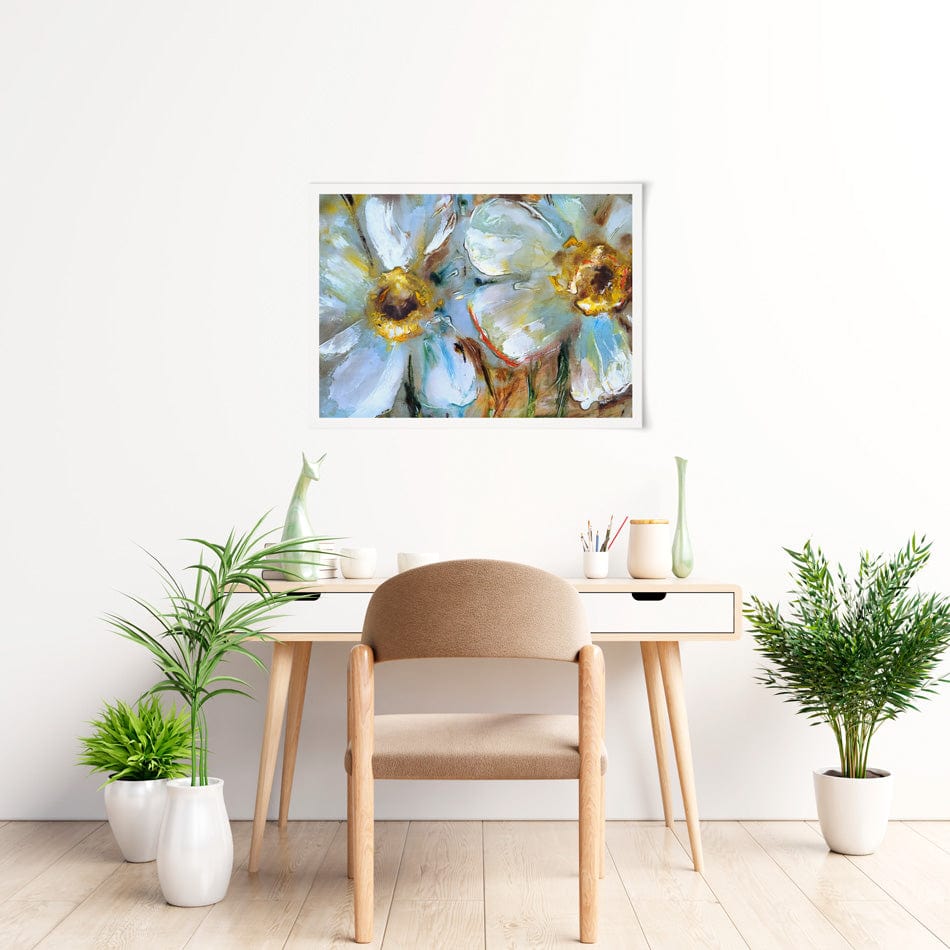 Two Daisies Art Print – Art Print Shop