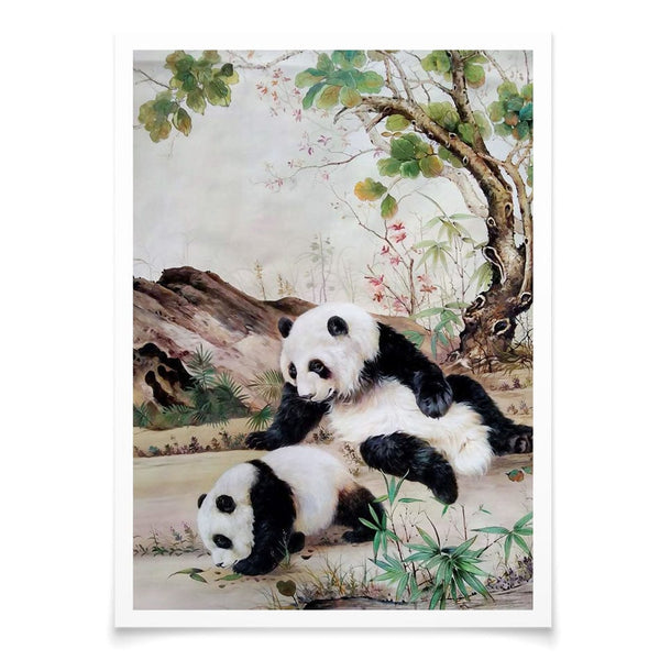 Two Pandas Art Print – Art Print Shop