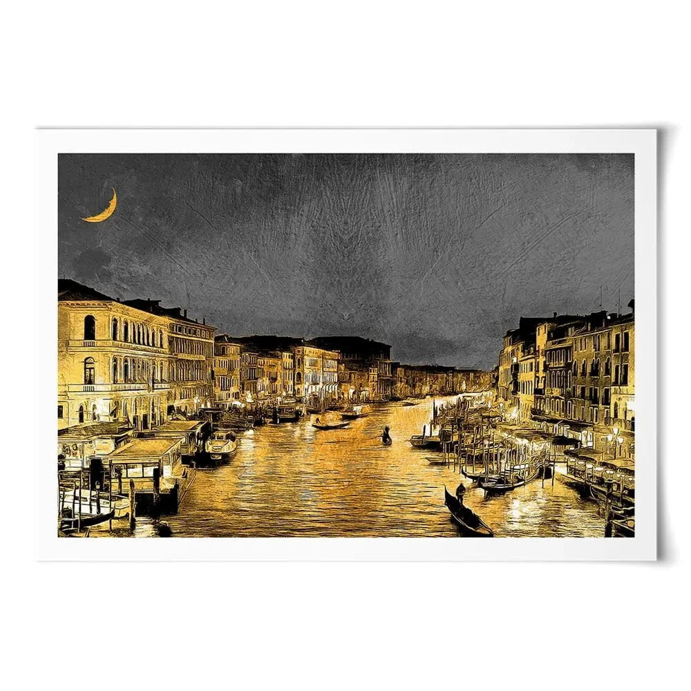 Venice Glow Art Print