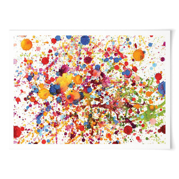 Watercolour Paint Splash Art Print – Art Print Shop