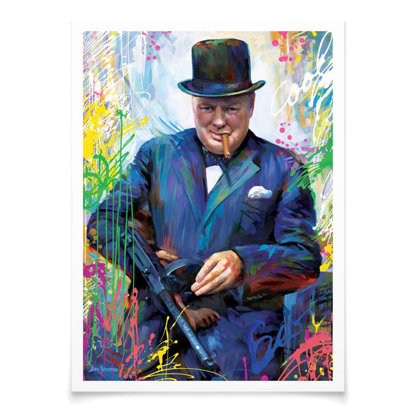 Winston Churchill Art Print – Art Print Shop