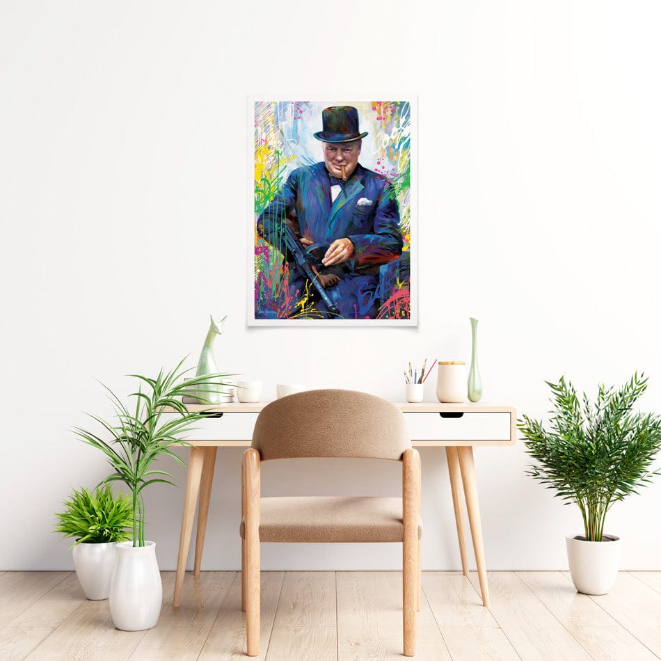 Winston Churchill Art Print – Art Print Shop