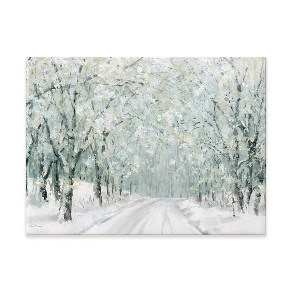 Winter Lane Canvas Print