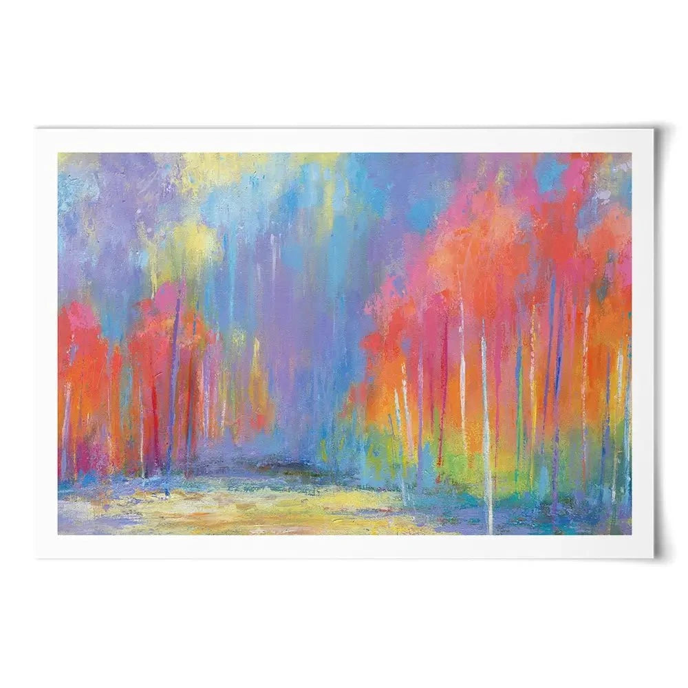 Woods Splash Art Print