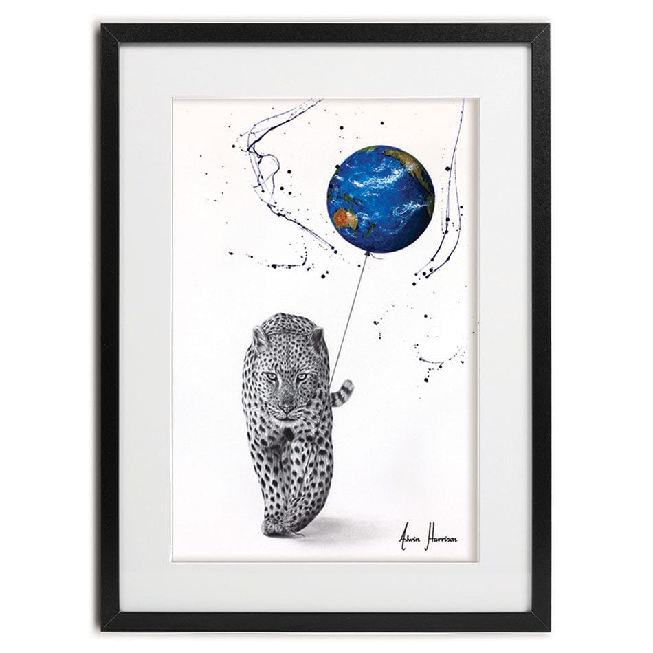 A Leopard's World Framed Art Print