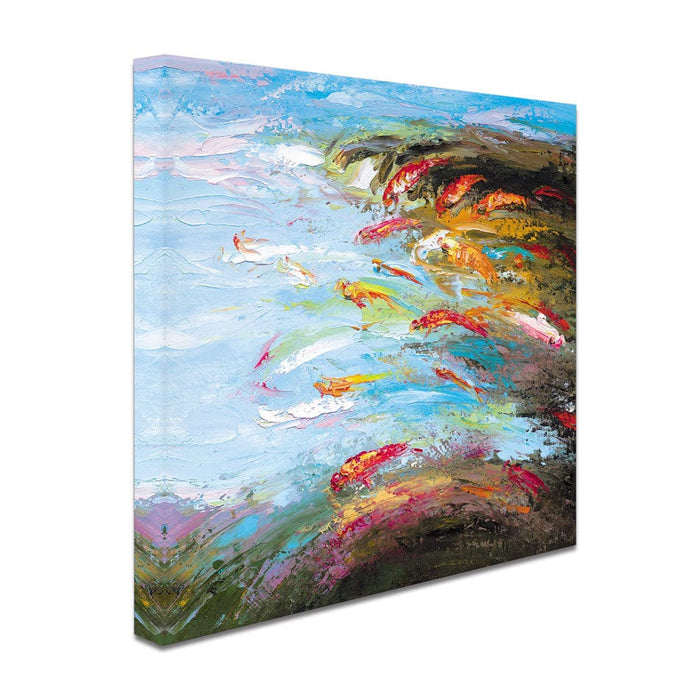 Abstract Fish Canvas Print