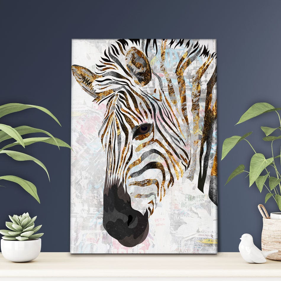 Beautiful Zebra Canvas Print – Art Print Shop