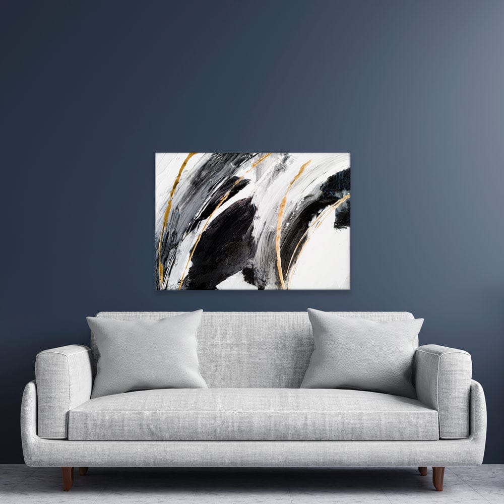 Black White And Grey Canvas Print Art Print Shop