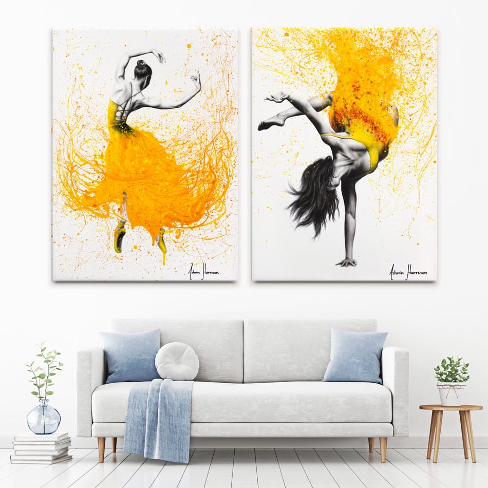 Dancing Duo Canvas Print
