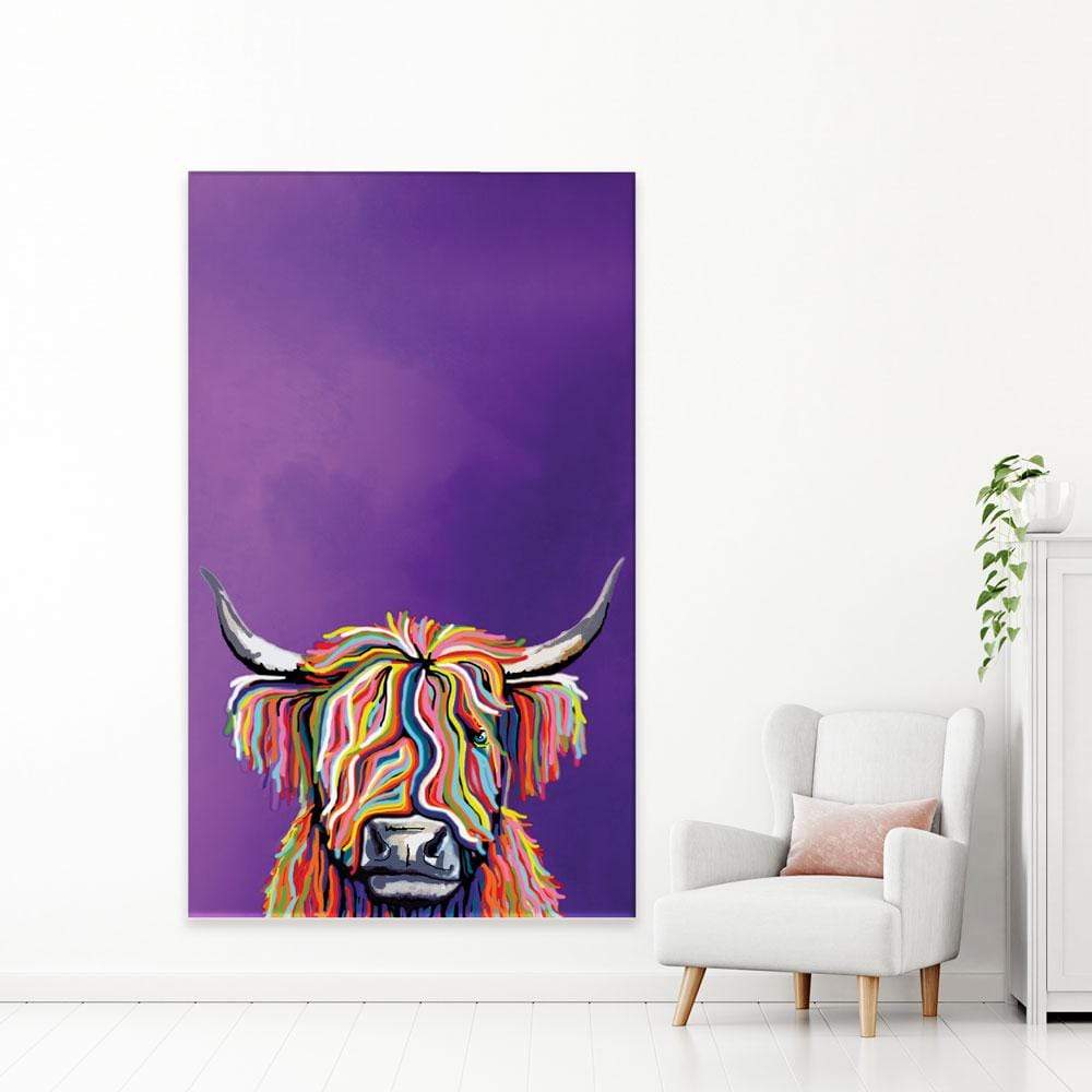 Funky Cow Canvas Print