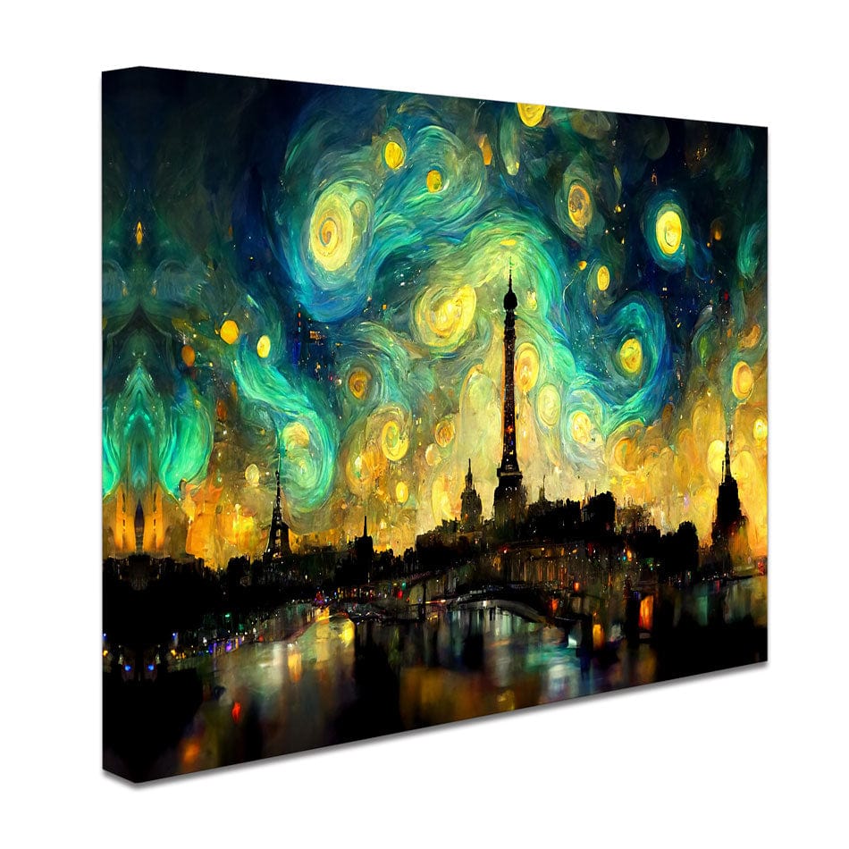 Galaxy Starry Night Canvas Print – Art Print Shop