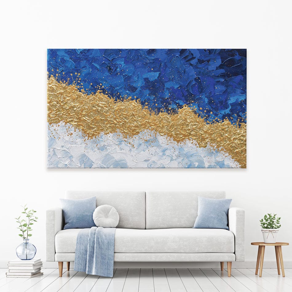 Gold Print Canvas Print