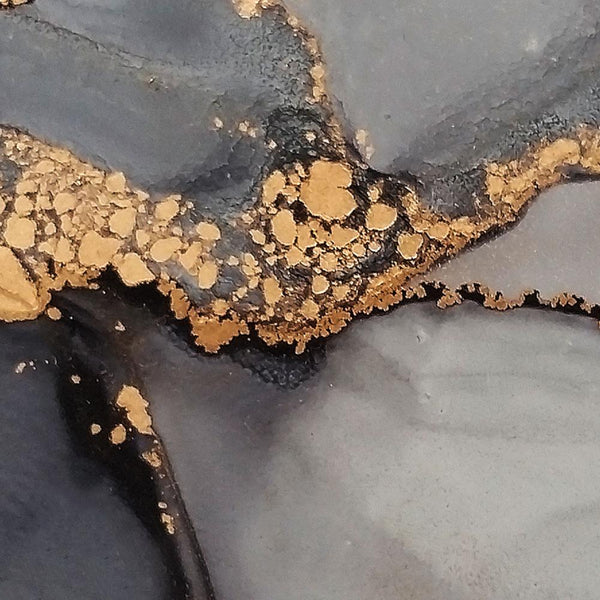 Grey Marble Tones Framed Art Print